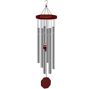 Wind Chimes for Outside, Wind Chimes Outdoor Deep Tone with 6 Metal Tubes and Hook, Memorial Wind Chimes Home Outdoor Decor for Garden, Patio, Yard