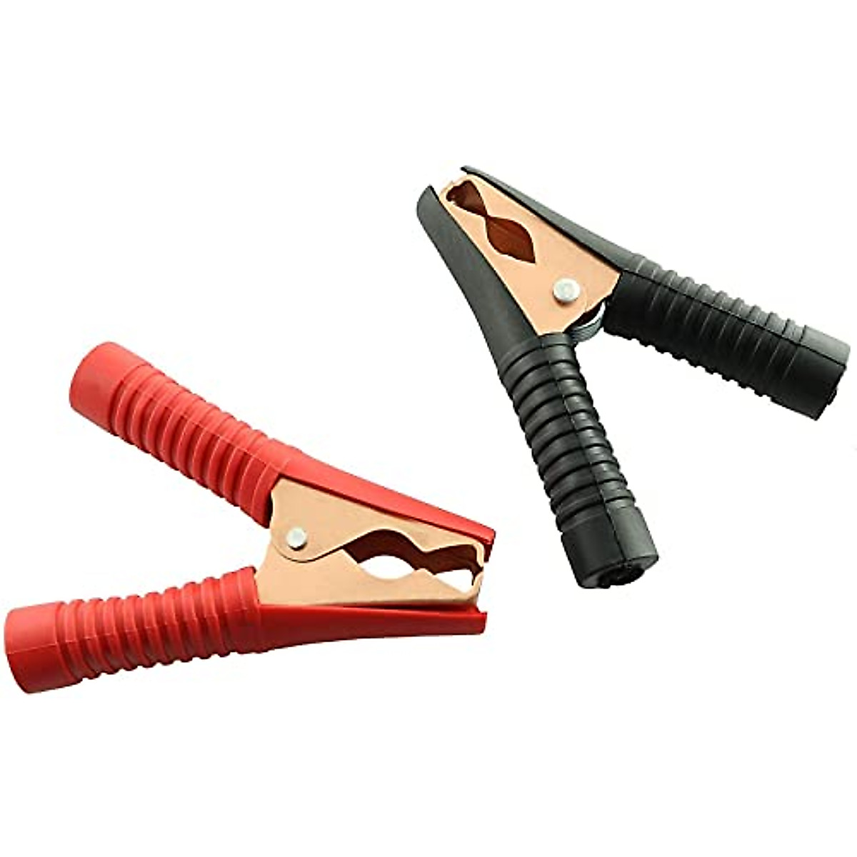 Longdex Car Alligator Clip 2PCS 100A Heavy Duty Full Insulated Car Crocodile Clamp Booster Battery Cable Clips for Car Auto Vehicle
