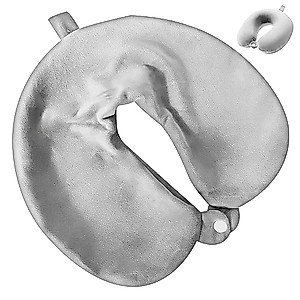 Neck Pillow Cover, Travel Neck Pillow Cover, Travel Neck Pillow Case Cover, Airplane Pillow Cover, U Shaped Neck Pillow Washable Cover (Only Pillow Covers, no Filler)