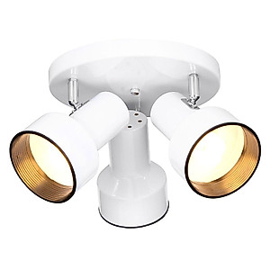 Hampton Bay RO101 3-Light Ceiling Spotlight White, See Picture