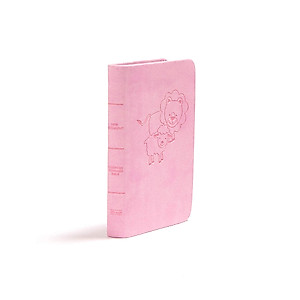 CSB Baby's New Testament with Psalms, Pink Imitation Leather, Red Letter, Presentation Page, Gift Box, Keepsake, Easy-to-Read Bible Serif Type