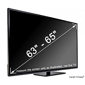 63-65 inch TV-ProtectorTM TV Screen Protector for LCD, LED, OLED and QLED 4K HDTV