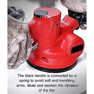 UZIAH Tile Vibrator Tiling Machine Suction Cup 6 Speed Adjustable Automatic Vibrator Leveling Tool with 1 Battery