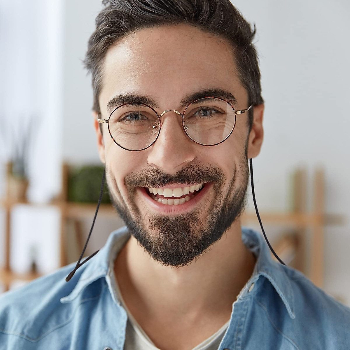 Juvale 12 Pieces Set Glasses String, Eyeglasses Strap Frame Holder Nylon Cord for Sunglasses, Reading Glasses, Eyeglasses, Spectacles, Multicolored, for Men and Women, 24.40"