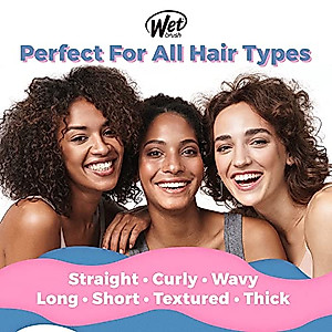 Wet Brush Go Green Mini Detangler, Green - Detangling Travel Hair Brush - Ultra-Soft IntelliFlex Bristles Glide Through Tangles & Gently Loosens Knots While Minimizing Pain, Split Ends & Breakage