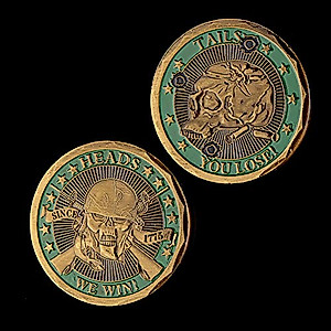 Good Luck Heads Tails Challenge Coin，Heads We Win Tails You Lose