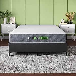 GhostBed Classic 11 Inch Cool Gel Memory Foam & Latex Mattress - Medium-Firm Feel, Made in The USA, Full
