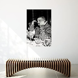 SHUSHI Black and White Creativity Aesthetic Poster for Living Room Bedroom Home Decoration Unframed-12x18inch(30x45cm),Unframe-style