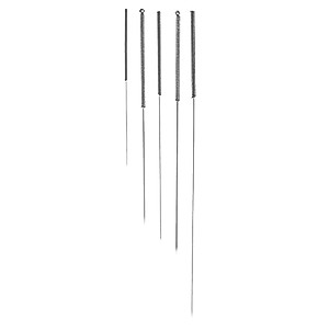 ASHATA 5PCS Nozzle Cleaning Needles Kit Tool for Duplicator, RepRap and Other 3D Printers, Made of Stainless Steel, 0.2mm, 0.3mm, 0.4mm, 0.5mm, 0.6mm