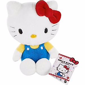 Mattel Sanrio Hello Kitty and Friends Plush Doll (8-in), So Cuddly, Great Gift for Kids Ages 3Y+