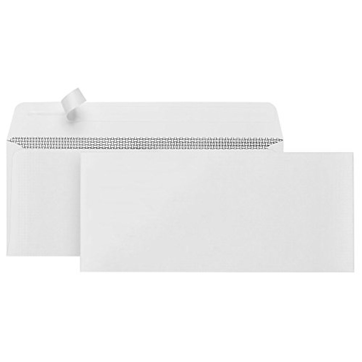 100 No. 10 Self Seal Security Envelopes - Designed for Secure Mailing - Security Tinted with Printer Friendly Design - Number 10 Size 4 1/8 x 9 ½ Inch (100 Pack)