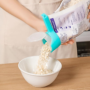 Food Sealing Clip, Chip Bag Clip, PP Household Portable Food Storage Bag Clip Travel Snack Sealing Clip Kitchen Tools Accessory(Blue)