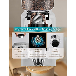 Gevi Espresso Machine & Coffee Maker - 20Bar Semi Automatic Espresso Machine With Grinder & Steam Wand – All in One Espresso Maker & Latte Machine for Home Dual Heating System…