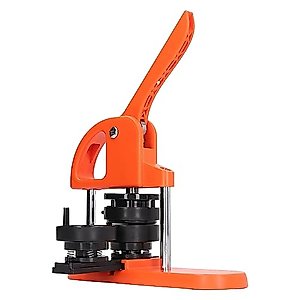 Button Maker Machine, Button Pin Maker with 400 Button Parts, Professional DIY Round Pin Maker Kit Badge Button Press Machine for Family Present (58mm)