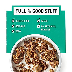 Purely Elizabeth, Vanilla Almond Butter, Keto Granola with MCT Oil, Grain-Free (3 Ct, 8oz Bags)