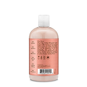 SheaMoisture Shampoo Curl and Shine for Curly Hair Coconut and Hibiscus Paraben Free Shampoo 13 oz