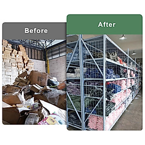 CertBuy 8 Pack Vertical Closet Wood Shelf Divider 12 Inch, White Closet Organization, Metal Organizer Separators for Wood Shelf Wardrobe Cabinets Kitchen Office