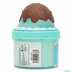 Original Squishmallow Maya The Ice Cream Premium Cloud Slime, Chocolate-Scented, Party Favors for Kids 8-12, Girl Toys 8-10 Years Old, Slime Kit for Girls Ages 8-12, Slime for Kids
