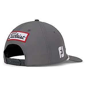 Titleist Womens Tour Rope Golf Hat Baseball Cap, Charcoal/White