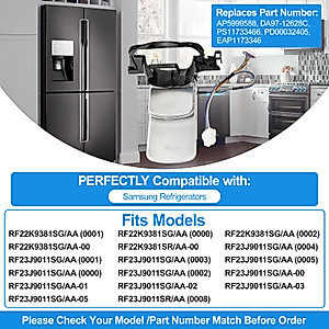 UPGRADED DA97-12628N Refrigerator Assembly Lever Dispenser Replacement, Compatible with Samsung Refrigerator Parts RF31FMEDBWW/AA-00 RF31FMEDBSR/AA-03 RF31FMEDBBC Dispenser Ice Chute Funnel Lever