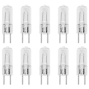 Anyray A1710Y (10)-Bulbs G8 100W 100 Watt 130V Halogen T4 Light G8 Bulbs 120V GY8.6 lamps