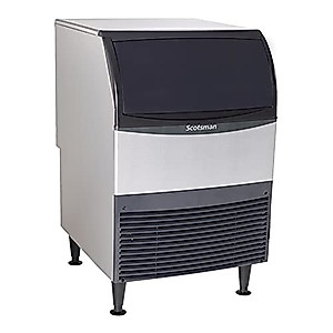Scotsman UC2024MA-1 24" Air-Cooled Cube Undercounter Ice Maker Machine with 80 lb. Storage Capacity, 227 lbs/Day, 115v, NSF
