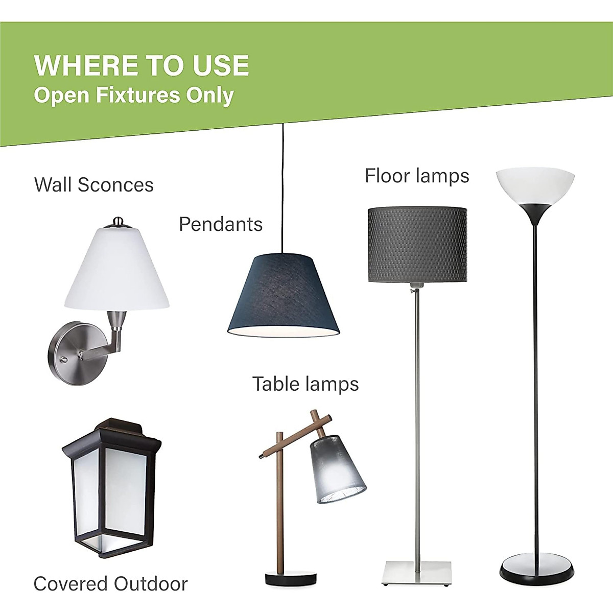 Sigalux LED Light Bulbs 60 Watt Equivalent A19 Standard Light Bulbs 2700K Warm, Non-Dimmable Energy Efficient 9.5W LED Soft White Bulb with E26 Medium Base, 800 Lumens, UL Listed, 4 Packs