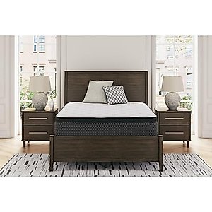 Signature Design by Ashley Limited Edition Pillow Top 13 Inch Pillow Top Hybrid Mattress with Gel Memory Foam and Edge Support for Cool Sleep and Pressure Relief, Queen