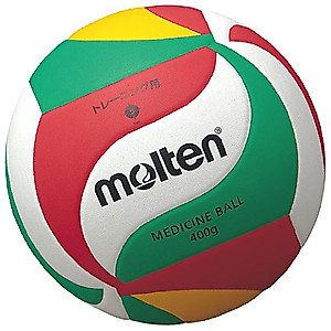 Molten Unisex Adult Training Volleyball Ball Gr. 5 Ball - White/Green/red/Yellow, 5