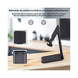 Vimi Adjustable Cellular Table Stand with Tilt Positions (Black)