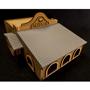GameCraft Miniatures 28mm Taco Restaurant (MDF) - 28MMDF163