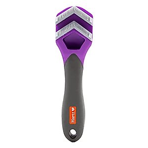 Hartz Groomer's Best Fur Fetcher De-Shedder Cat Brush,Black