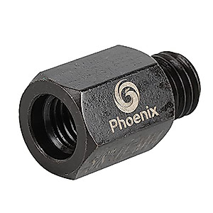 Raizi Adapter Screw for Angle Grinder Polisher Converter Rod Polishing Pad Drill Bit Saw Blade Connecting Accessorie (M14 Female to 5/8"-11 Male)