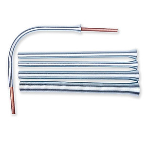 Wostore Spring Tubing Benders Kit for Pipe O.D. 1/4, 5/16, 3/8, 1/2, and 5/8 Inch 5 in 1 Tube Bender Set