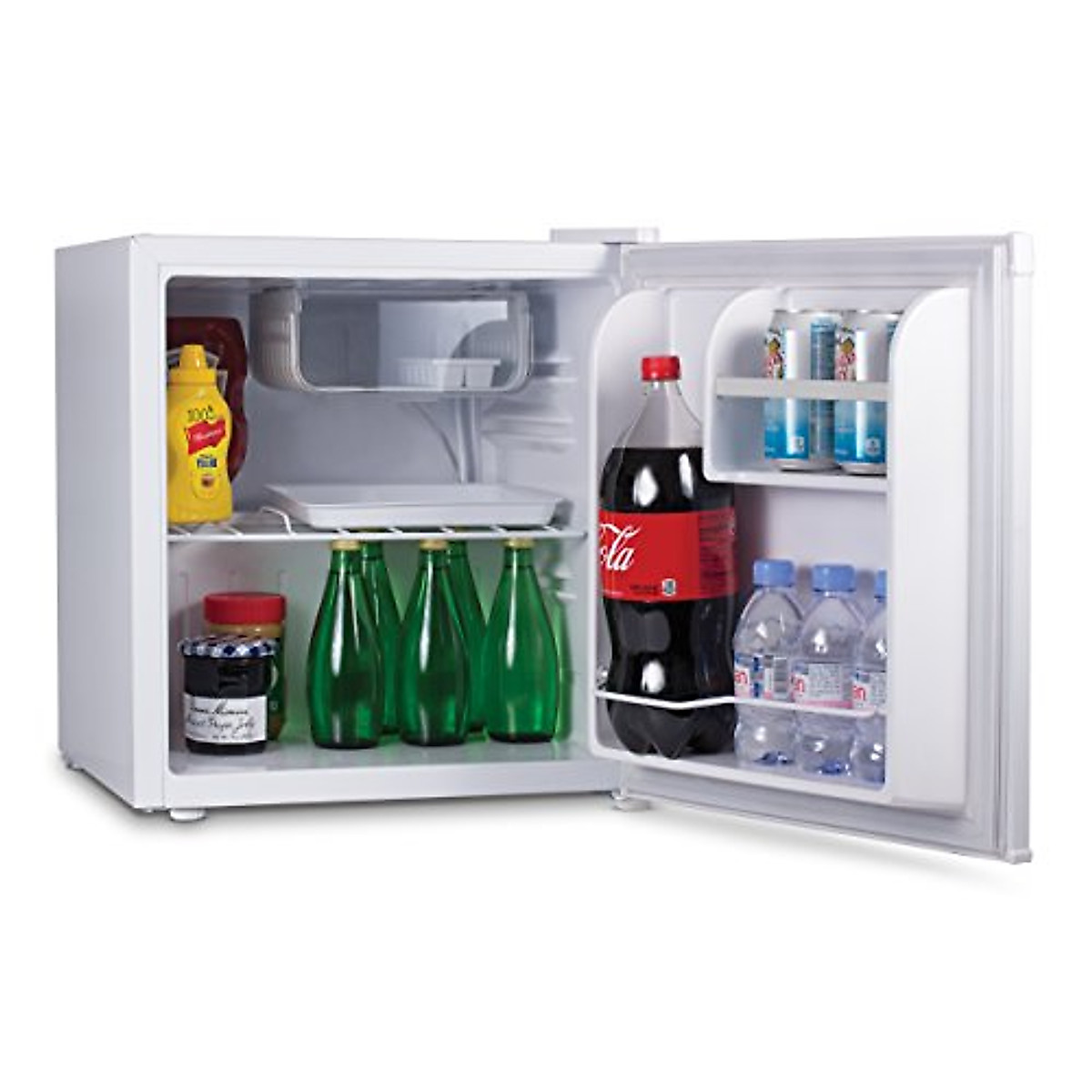 Commercial Cool CCR16W Compact Single Door Refrigerator and Freezer, 1.6 Cu. Ft. Mini Fridge, White