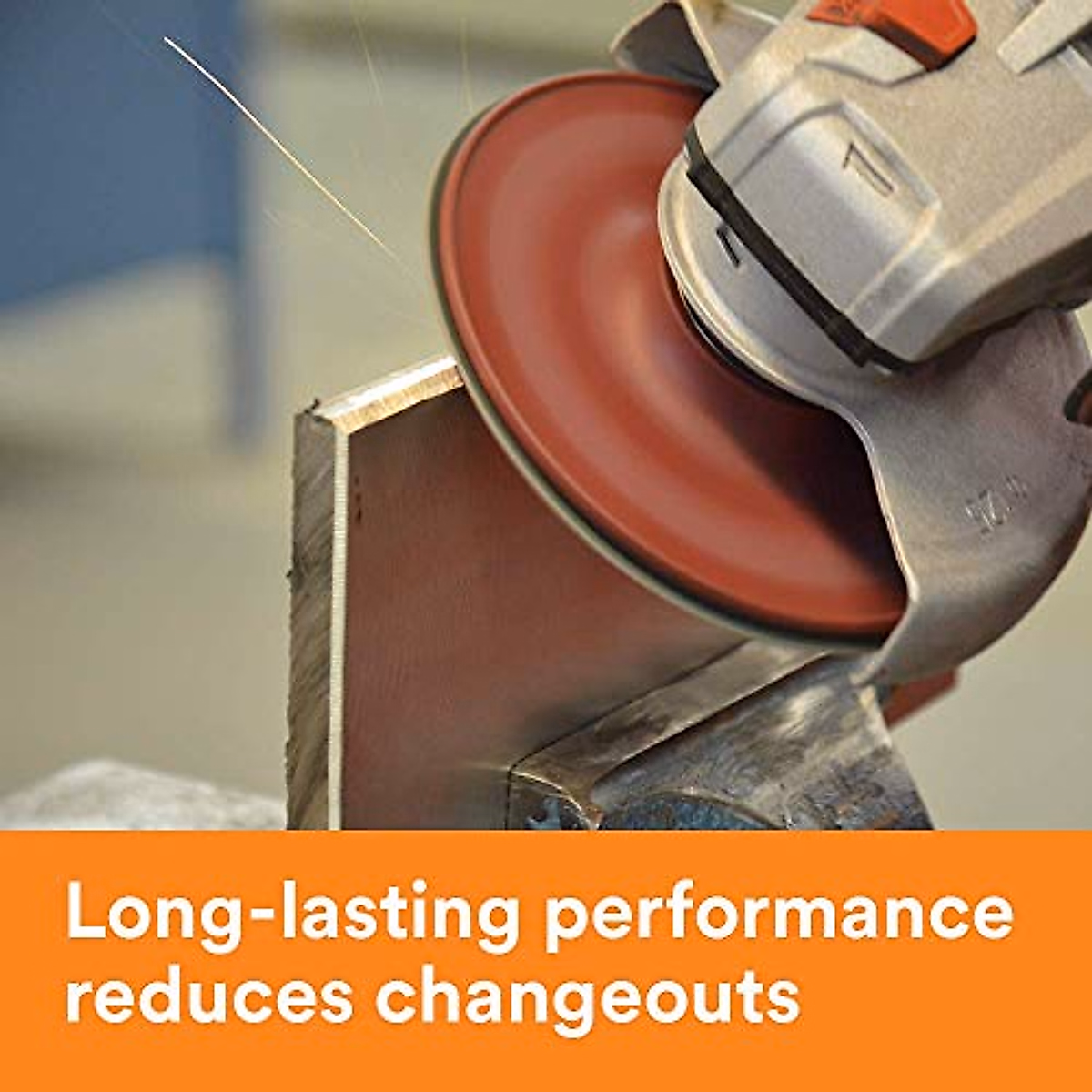 3M Cubitron II Fibre Disc 982C - 36+ Grit Metal Grinding Disc - Ceramic Precision Shaped Grain - For Angle Grinders - TN Quick Change - 4.5" diam. - Pack of 25