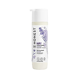 The Honest Company Silicone-Free Conditioner | Gentle for Baby | Naturally Derived, Tear-free, Hypoallergenic | Lavender Calm, 10 fl oz