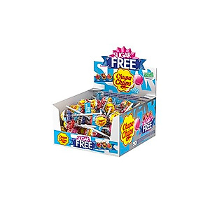 50 x Chupa Chups SUGAR FREE Lolly Assorted Flavours