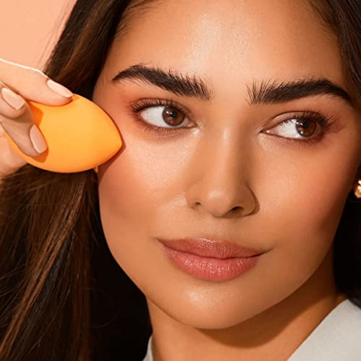 Real Techniques Miracle Complexion Assorted Beauty Sponges Makeup Blender, For Blending & Sculpting, Full Coverage, Professional Makeup Tool, Cruelty Free, Vegan, Latex Free, 6 Piece Sponge Set