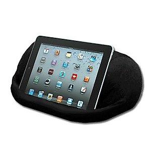 LAP PRO - Stand/Tray, Universal Beanbag Lap Stand/ for iPad, Pro, Air, & all Tablets, E-Readers, Books & Magazines - Bed, Couch, Travel - Adjustable Angle; 0 - 89 deg. 1st RUN SOLD OUT IN 2 WEEKS!..