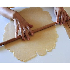 Rolling Pins for Baking Pizza and Dough, Hardwood Sturdy Handle Pasta Roller, Pizza Rolls Dough Roller, Kitchen Utensil Tools (31 in x 0.74 in)