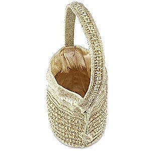 Aheli Potli Bags for Women Evening Bag Clutch Ethnic Bride Purse with Drawstring(P50G)