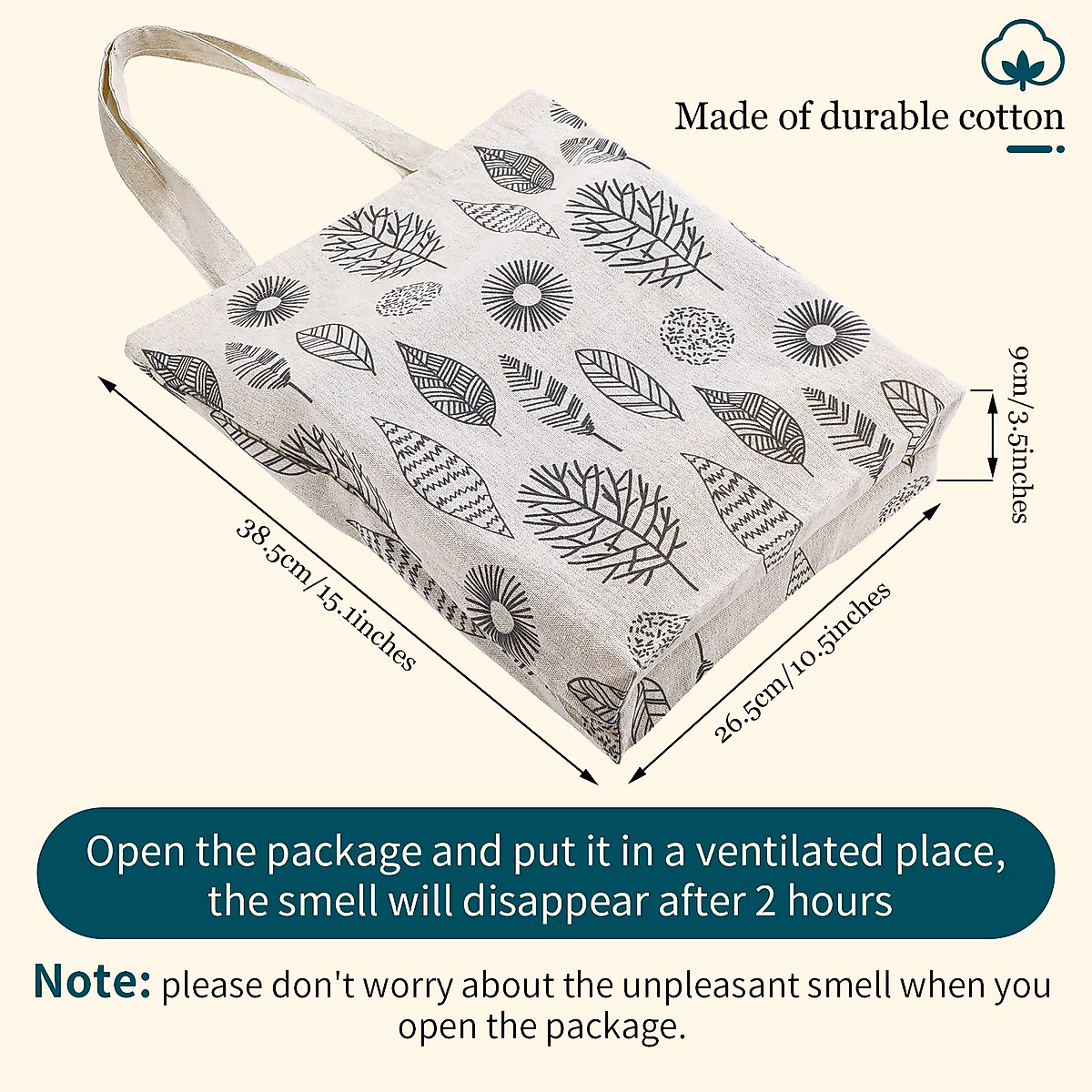 Weewooday 4 Pieces Reusable Tote Bags Canvas Tote Bags Canvas Reusable Shopping Bags Makeup Bags for Girls Women (Classic Style)