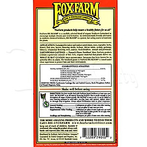 Fox Farm Liquid Nutrient Soil Trio- Pints: Big Bloom, Grow Big, Tiger Bloom (Pack of 3-16 oz. Bottles)