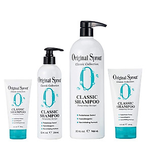 Original Sprout Classic Shampoo. Sulfate Free Shampoo for Classic Hair Care. 12 oz (2 pack) (Packaging May Vary)