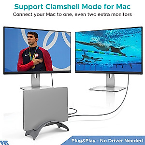 Warrky USB C to DisplayPort Cable (4K60Hz, 2K165Hz) + USB C to HDMI Cable (4K30Hz) Bundle