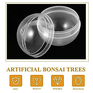 OSALADI Vending Machine Empty Round Clear Capsules 20pcs 70mm Empty Capsules Gumball Machines Small Containers Surprise for Kids Party Favor Prize