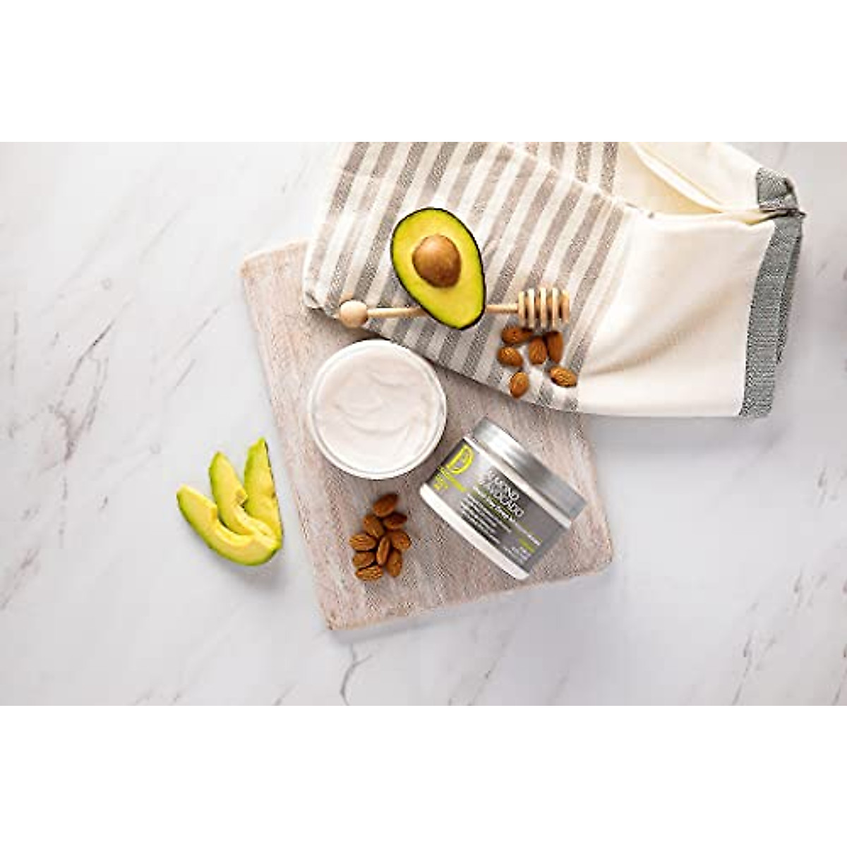 Design Essentials Natural Almond & Avocado Wash Day Deep Moisture Masque, 12 Ounce