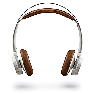 Plantronics Backbeat Sense Wireless Bluetooth Headphones with Mic - White (Renewed)