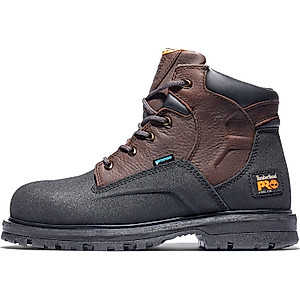Timberland PRO Men's 47001 Power Welt Waterproof 6" Steel-Toe Boot,Brown/Brown,11 M